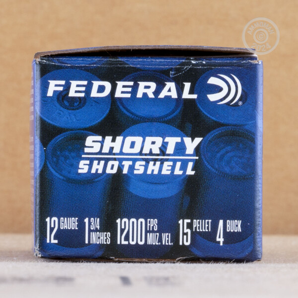 12 Gauge Ammo at AmmoMan.com - Federal Shorty Shotshell 1-3/4” 15/16 oz ...