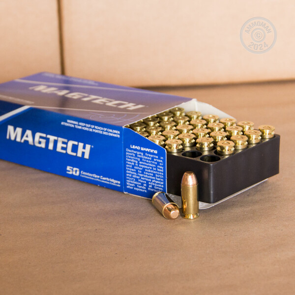40 S&W Ammo at AmmoMan.com - Magtech 40B 180 Grain FMJ-FP - 1000 Rounds