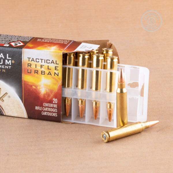500 Rounds of Federal LE Tactical Rifle Urban 55 Grain Gameking BTHP ...