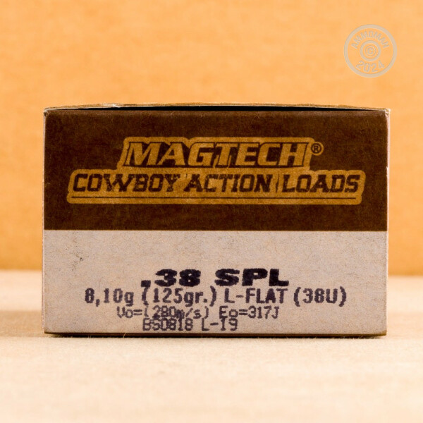 38 Special Ammo at AmmoMan.com - Magtech 125 Grain LFN - 50 Rounds