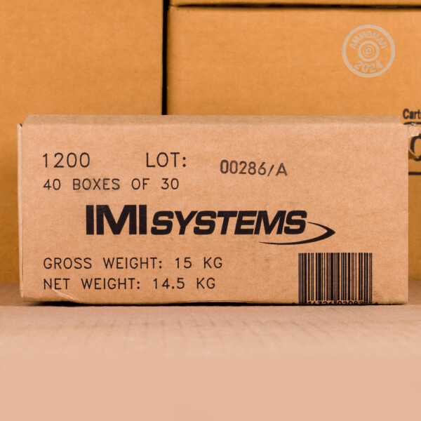 5.56x45 Ammo at AmmoMan.com - IMI 62 Grain FMJ M855 - 1200 Rounds