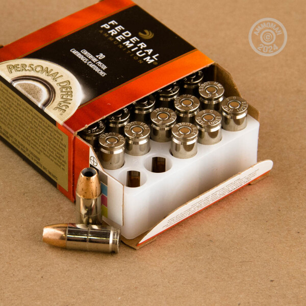 9mm Ammo at AmmoMan.com - Federal Personal Defense 147 Grain Hydra-Shok ...