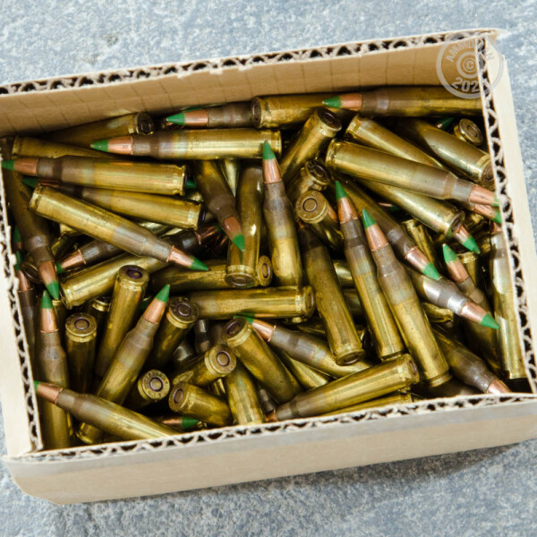 5.56 Ammo - 62 Grain Lake City US Military Surplus M855 Full Metal ...