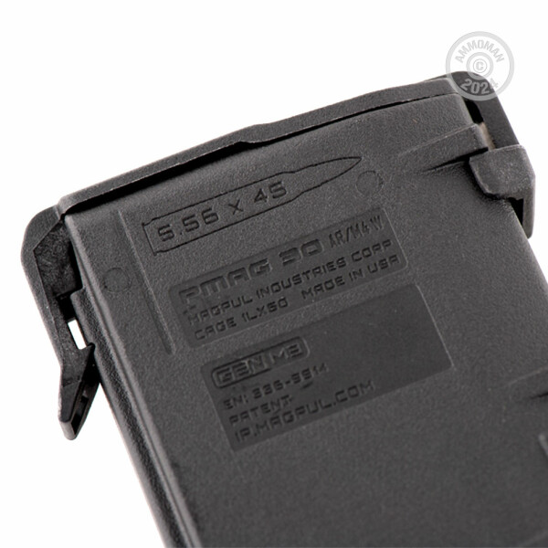 Magpul AR-15 30 Round - 5.56/.223 - Black - PMAG Gen M3 Magazine With ...